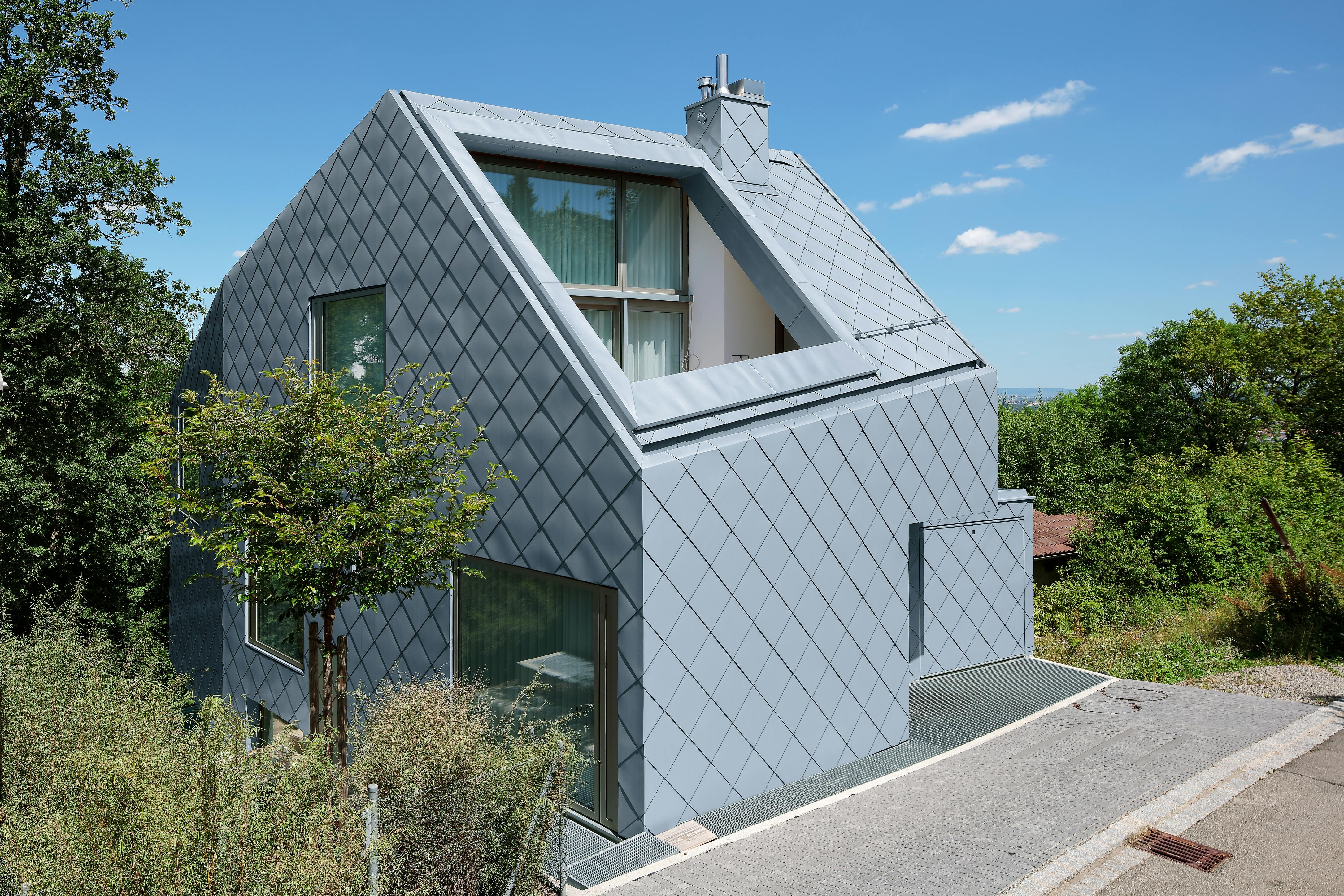 Zinc Facade ANGLE STANDING SEAM | ElZinc